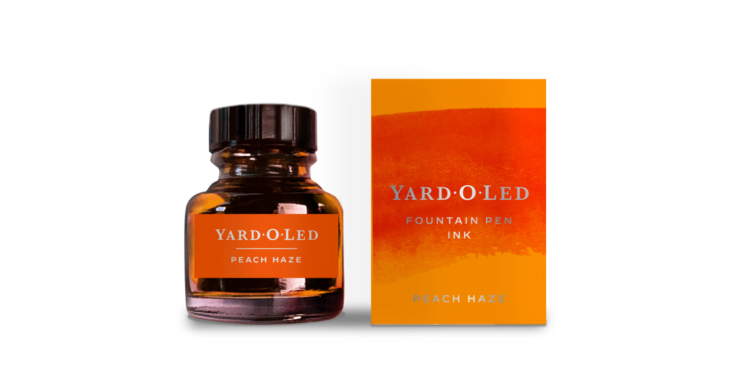 Peach Haze Fountain Pen Ink 30ml | YARD-O-LED
